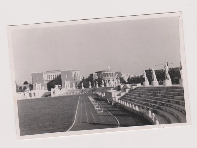 PHOTO ITALIE MUSSOLINI Stadium Rome stade statues EUR 10,00 - PicClick FR