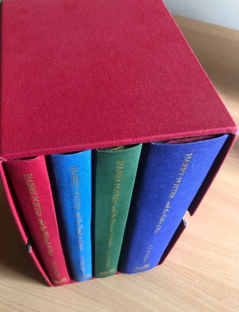 RARE HARRY POTTER Deluxe Edition 1-4 Box Set 1st Edition Rare ...