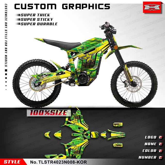 CUSTOM GRAPHICS STICKER Vinyl Wrap Kit for TALARIA Sting R MX L1E SX3 ...