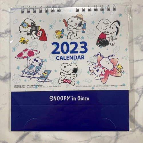 SNOOPY IN GINZA Limited 2023 Desktop Calendar EUR 68,03 - PicClick FR