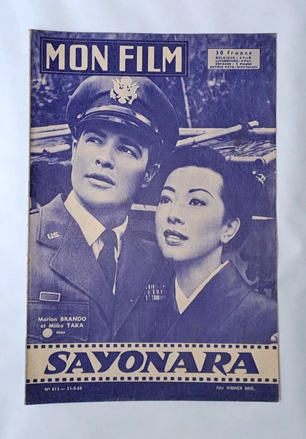 MON FILM N°613 MARLON BRANDO Arlène DAHL Miiko TAKA Yves ROBERT ...