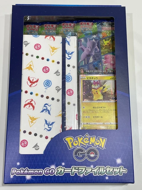 CARTA POKEMON POKEMON Pokemon Go Card File Set con Pikachu Promo 272/S ...