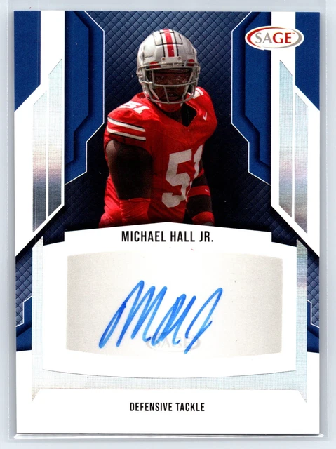 MICHAEL HALL JR. 2024 SAGE High Series Football Auto RC marron EUR 0,92 ...