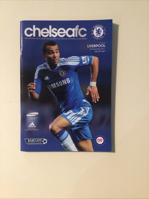 CHELSEA FC OFFICIAL Match Day Programme Vs Liverpool 20/11/11 £5.92 ...