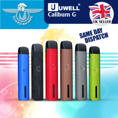 UWELL CALIBURN G Pod Kit (AIO) All In One E-Cigarette Vape Pen or Pods ...