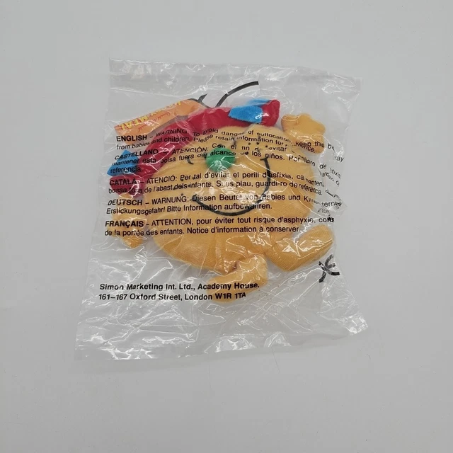 NEW 1999 MCDONALDS Mr Men - Little Miss Trouble - Plush Soft Toy Doll ...