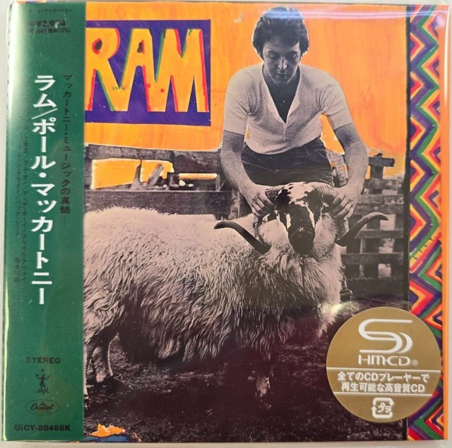 PAUL MCCARTNEY RAM CD Album 2024 remastered SHM-CD on MPL £23.97 ...