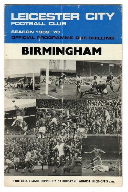 LEICESTER CITY - 1969-70 - Home Football Programmes £4.36 - PicClick UK