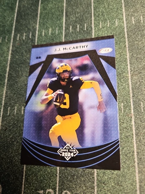 J.J. MCCARTHY ROOKIE Sage 2024 All-Rookie Team Michigan Vikings EUR 5 ...