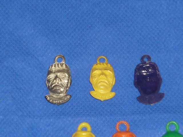 50S GUMBALL MACHINE MONSTER HORROR CHARM 12PC LOT FRANKENSTEIN SKELETON ...