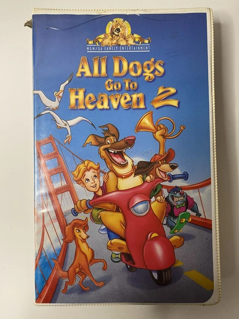 ALL DOGS GO to Heaven 2 (VHS, 1996, Clam Shell Family Entertainment) $7 ...