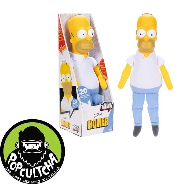 THE SIMPSONS - Homer Simpson Shelf Talkers 12" Talking Doll "New" $49. ...