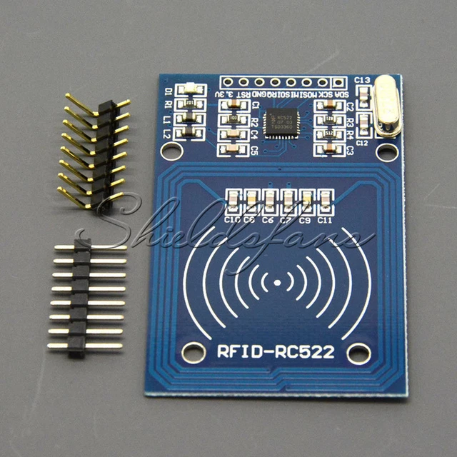 RFID 13.56MHZ RC522 Antenna RF Module Proximity Module Board with Pins ...