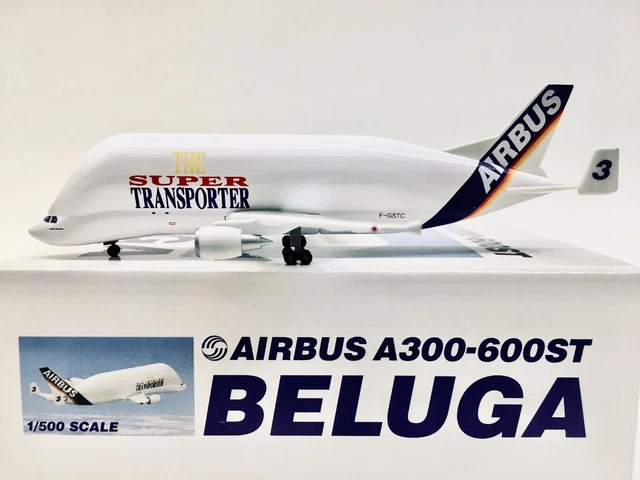 RARE HERPA WINGS Beluga Airbus A330-600ST Number 3 1:500 F-GSTC 512084 ...