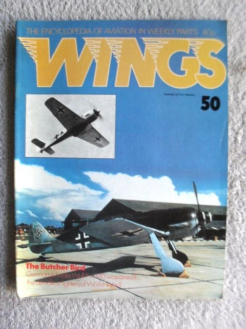 FOCKE WULF FW 190 Luftwaffe WW2 Wings magazine Jet Military Aviation ...