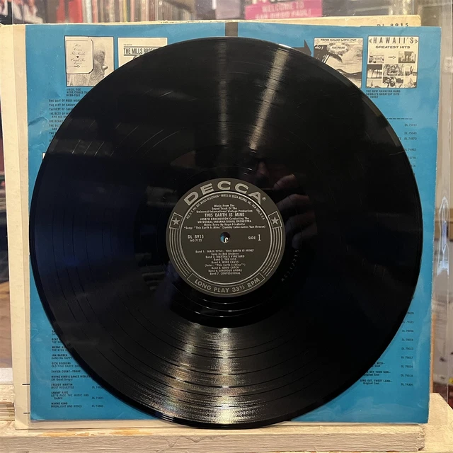 [OST]~VG+ LP~&THIS EARTH IS MINE"~Soundtrack~Hugo Friedhofer~[1959 ...