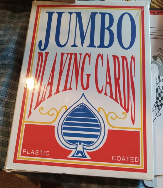 JUMBO PLAYING CARDS, Super Big Giant Game Theme Full Deck Huge Poker ...