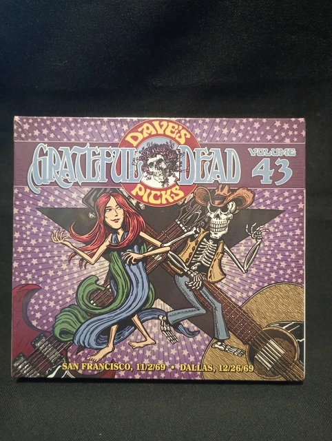 GRATEFUL DEAD DAVE'S Pick 43 11/2/69 & 12/26/69 HDCD 1969 3CD flambant neuf SCELLÉ EUR 55,43 ...
