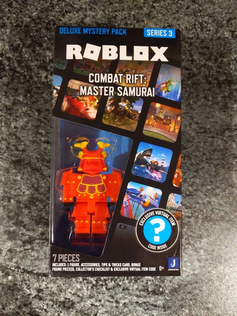 ROBLOX DELUXE MYSTERY Pack Figure Series 3 Combat Rift Master Samurai ...
