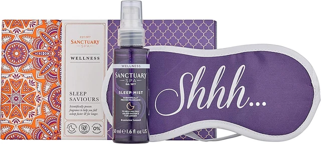 SANCTUARY SPA GIFT Set Sleep Saviours Wellness Gift Box with Sleep Eye ...