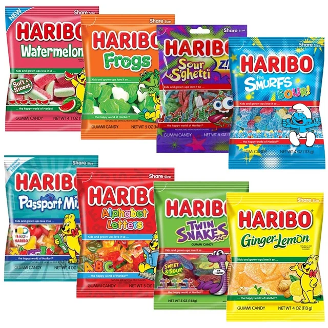 HARIBO GUMMI CANDY SHARE SIZE FRUIT FLAVOUR SWEETS - ( 2 / 4 / 6 Bags) £11.43 - PicClick UK