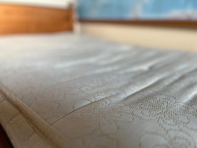 IKEA ADJUSTABLE SINGLE bed frame with Orthopaedic Mattress (was £250, v ...