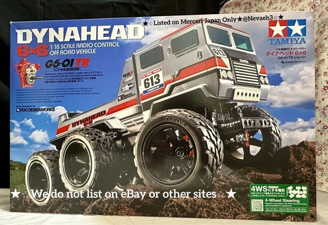 TAMIYA DYNAHEAD 6X6 G6-01Tr Chassis 1/18 £660.58 - PicClick UK