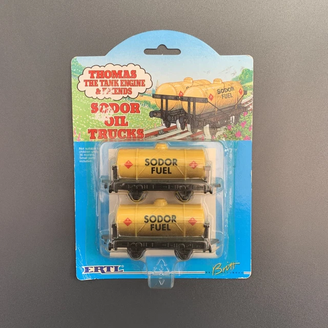 ERTL THOMAS THE Tank Engine & Friends Sodor Oil Truck Twin Pack Sealed ...