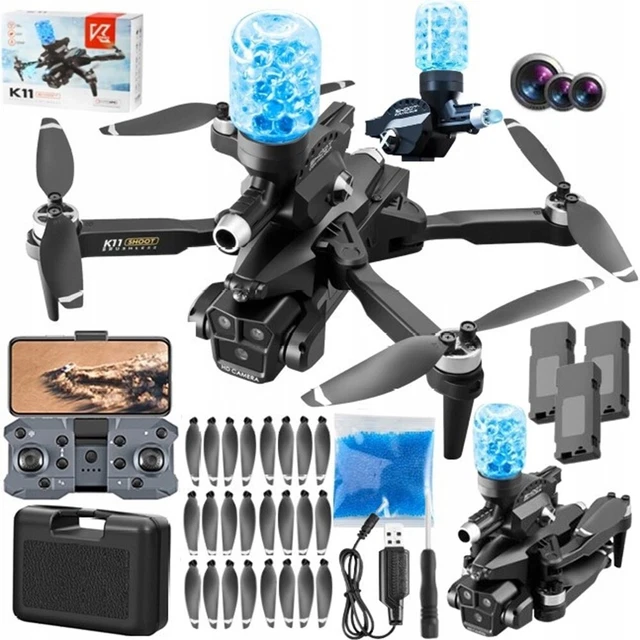 2026 NEW K11 Max Battle Drone Firing Water Bombs Quadcopter with 1080P ...