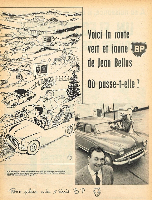 PUBLICITE ADVERTISING 124 1958 BP station service par JEAN BELLUS EUR 3 ...