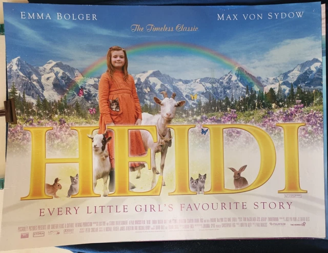 HEIDI MAX VON Sydow Emma Bolger Original Quad Cinema Poster £7.99 ...