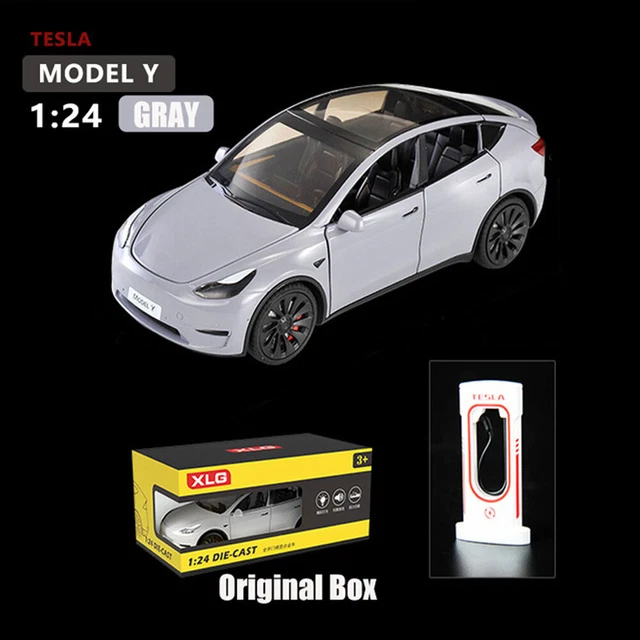 1/24 SCALE TESLA Model Y Toy Car Diecast Model Car Boys Gifts ...