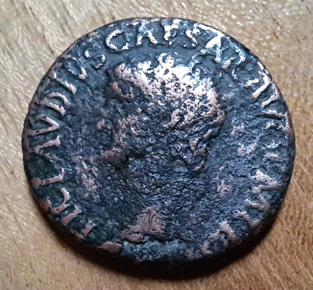 MONEDA ROMANA, CLAUDIO Cesar Augusta, as EUR 55,00 - PicClick FR