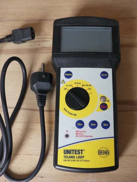 BEHA UNITEST TELARIS SCHLEIFE / LOOP Installationstester VDE 0100 ...