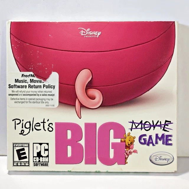 DISNEY PIGLET'S BIG Movie Game PC CD-Rom Sealed £12.11 - PicClick UK