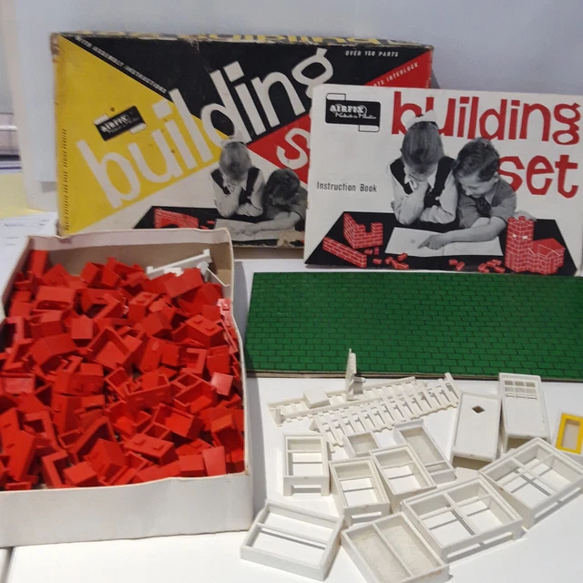 VINTAGE AIRFIX BUILDING SET 1 - boxed with instruction book £10.00 ...