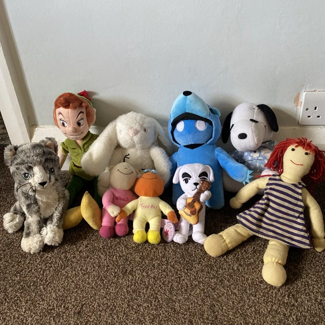 LARGE BUNDLE Of Branded Medium Soft Toys ikea Disney Snoopy Chad Valley ...