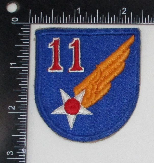 ORIGINAL WW2 VINTAGE 11th US ARMY AIR FORCE PATCH Cut Edge USAAF £8.02 ...