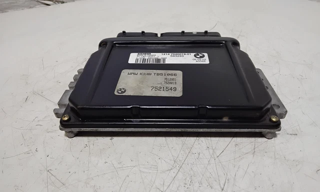 MINI COOPER R50, R53 Engine Control Unit ECU 1214752001901 1.60 Petrol ...