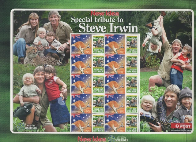 AUSTRALIA 2007 NEW Idea Tribute To Steve Irwin (Wildlife Warriors ...