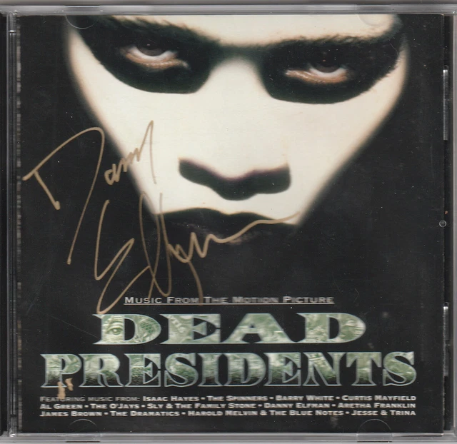 DANNY ELFMAN DÉDICACÉ Signé Dead Présidents 1995 CD Bande Oingo Boingo ...