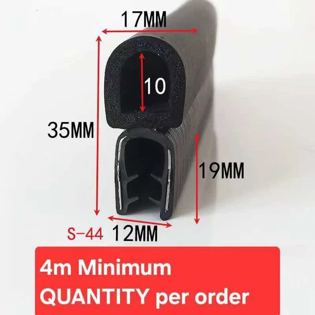CAR BOOT DOOR Seal rubber edge trim Bonnet caravan BOAT 35mm x 17mm ...