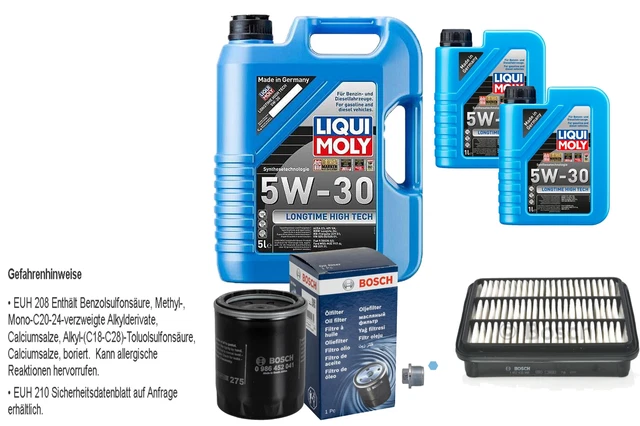 BOSCH INSPECTION SET 7L Liqui Moly Longue Date 5W-30 pour Mitsubishi Irene EUR 111,17 - PicClick FR