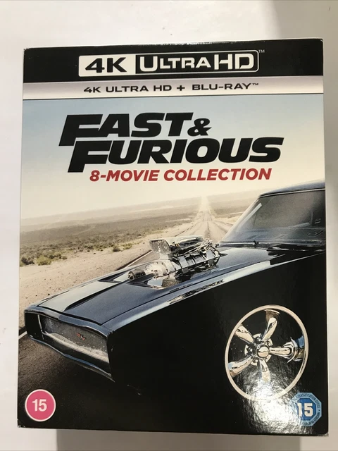 FAST & FURIOUS 8 Movie Collection (4K UHD Blu-ray Disc, 2019) £52.27 ...