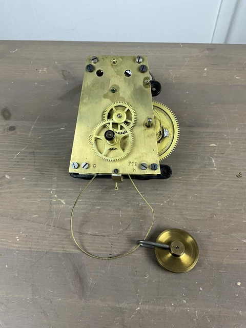 SETH THOMAS NO.4 Weight Driven Wall Regulator Long Drop Clock Movement ...