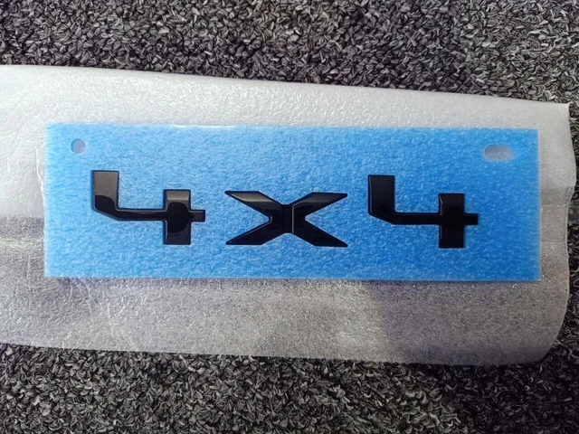 FORD RANGER NEXT Gen Genuine Emblem 4x4 Tailgate Matte Black $62.00 ...