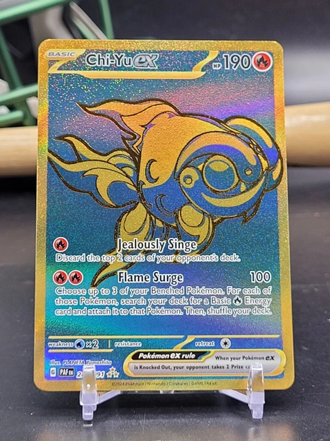 CHI-YU EX 241/091 Or Secret Rare Pokémon JCC Destin Paldean (CB) EUR 11 ...