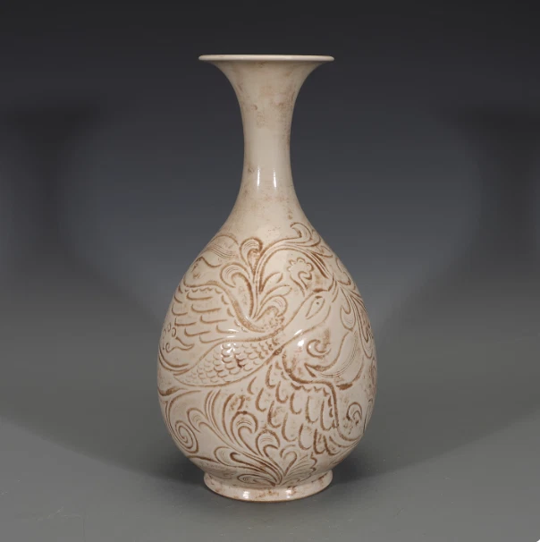 NICE COLLECTABLE ART Hand Painting DingKiln Porcelain Crane Vase £199. ...