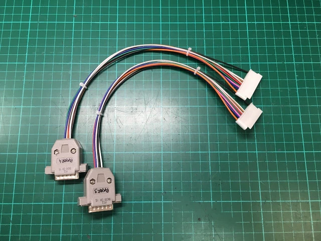 PLAYER 3 AND Player 4 Harness Irem Hook Pcb To DB15 Neo Geo Jamma Borne ...