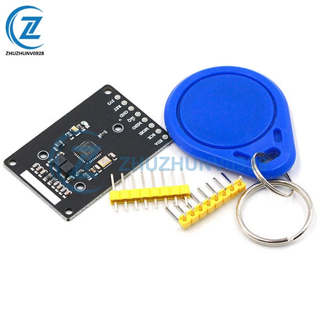 RFID MINI RC522 Tags SPI Sensor Arduino Module with 2 Tags MFRC522 DC 3 ...